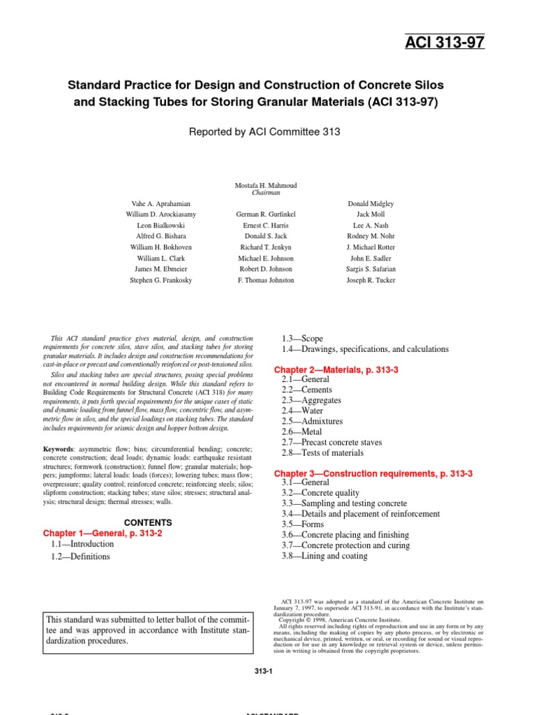 Concrete Silo Design | PDF | Prestressed Concrete | Concrete