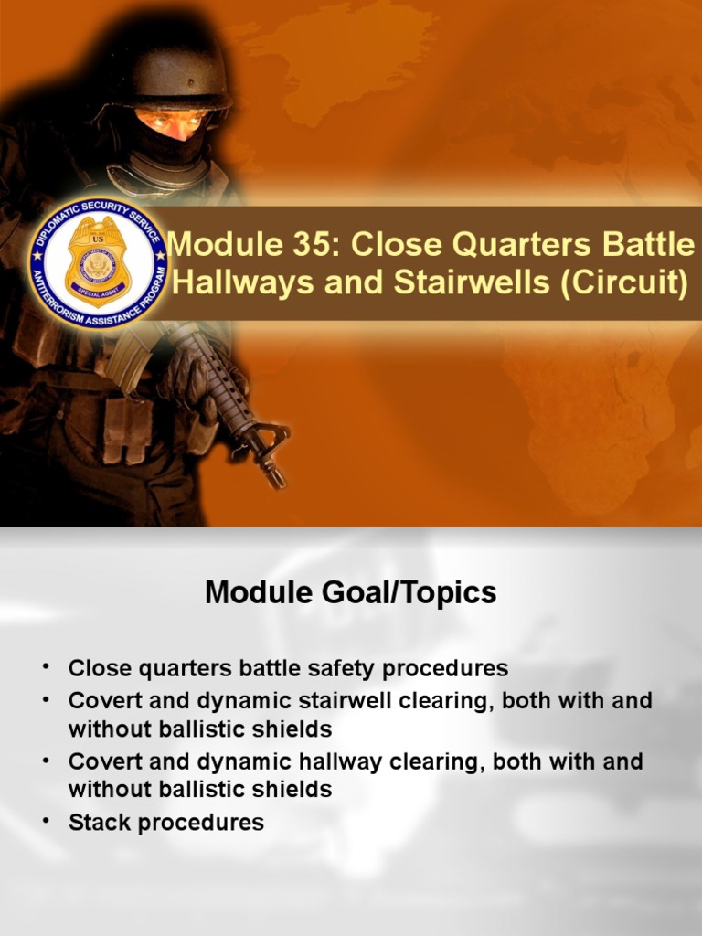 CRT35b - CQB Hallways and Stairwells - PG - V3.00 | PDF | Stairs | Hazards