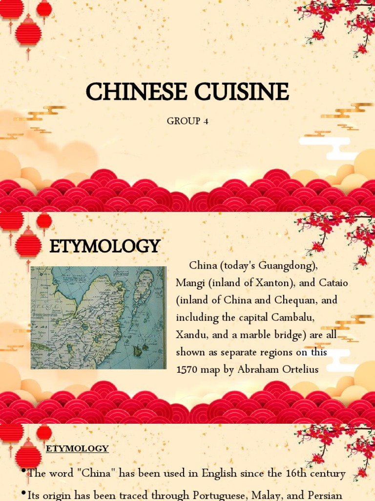 Chinese Cuisine Presentation | PDF | Chinese Cuisine | Stir Frying