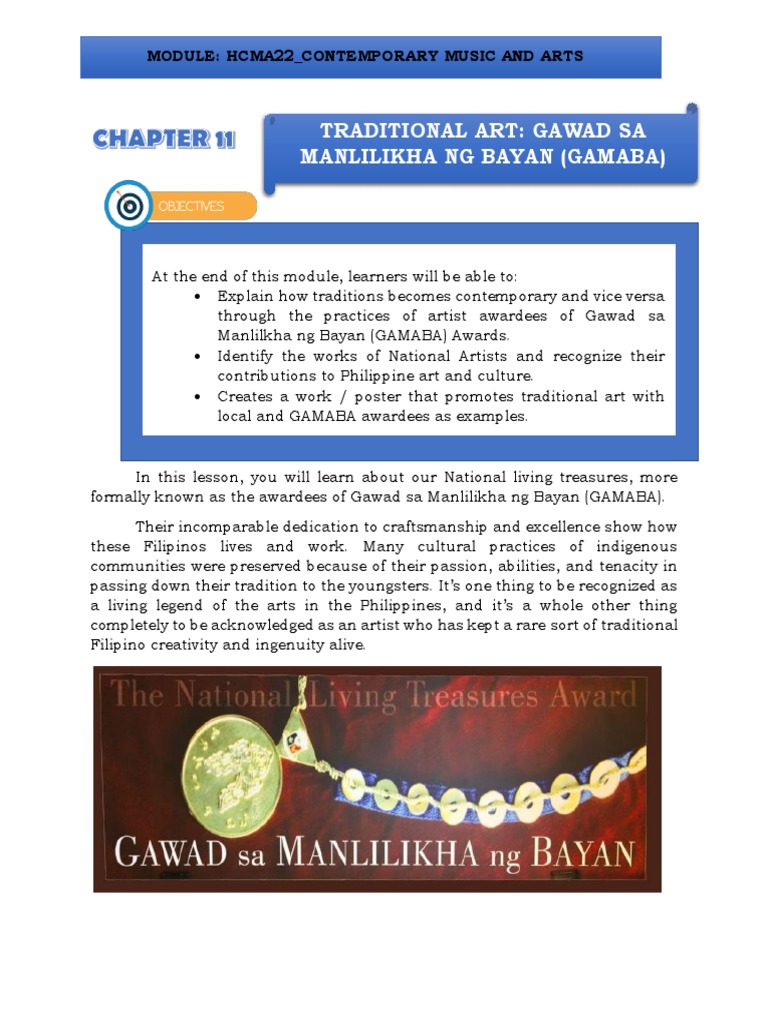 Traditional Art: Gawad Sa Manlilikha NG Bayan (Gamaba) | Download Free ...