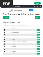 Cheatsheet - Font Awesome | PDF | Character Encoding | Digital Typography