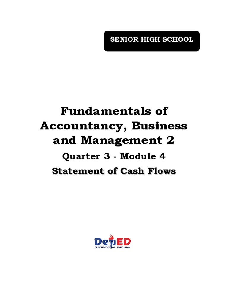 Fabm 2 q3 Week 5 Module 4 Statement of Cash Flows For Reproduction ...