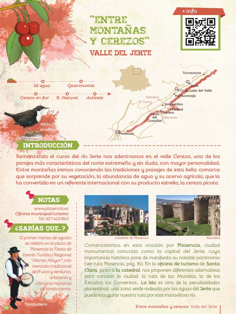 VALLE DEL JERTE Ruta Coche Laruinagrafica Es | PDF