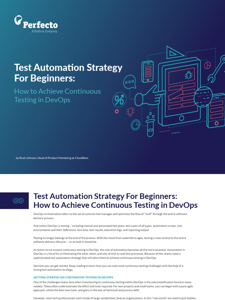 Test Automation Strategy For Beginners Ebook | Download Free PDF ...