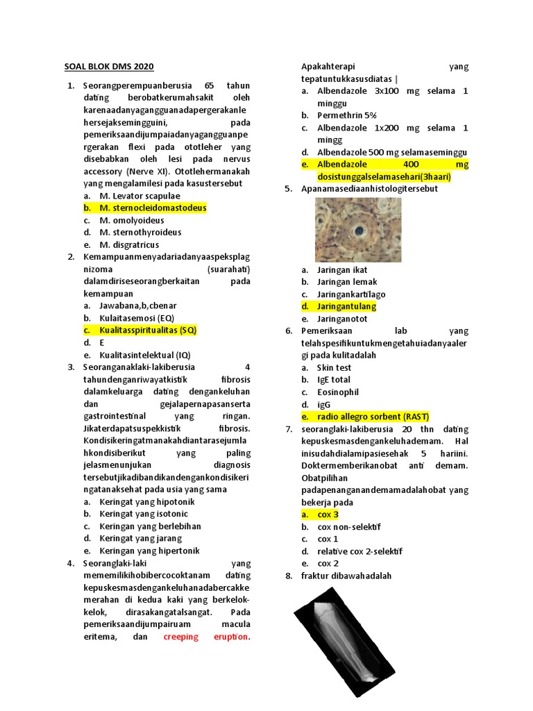 Soal Blok DMS 2020 | PDF | Sains & Matematika