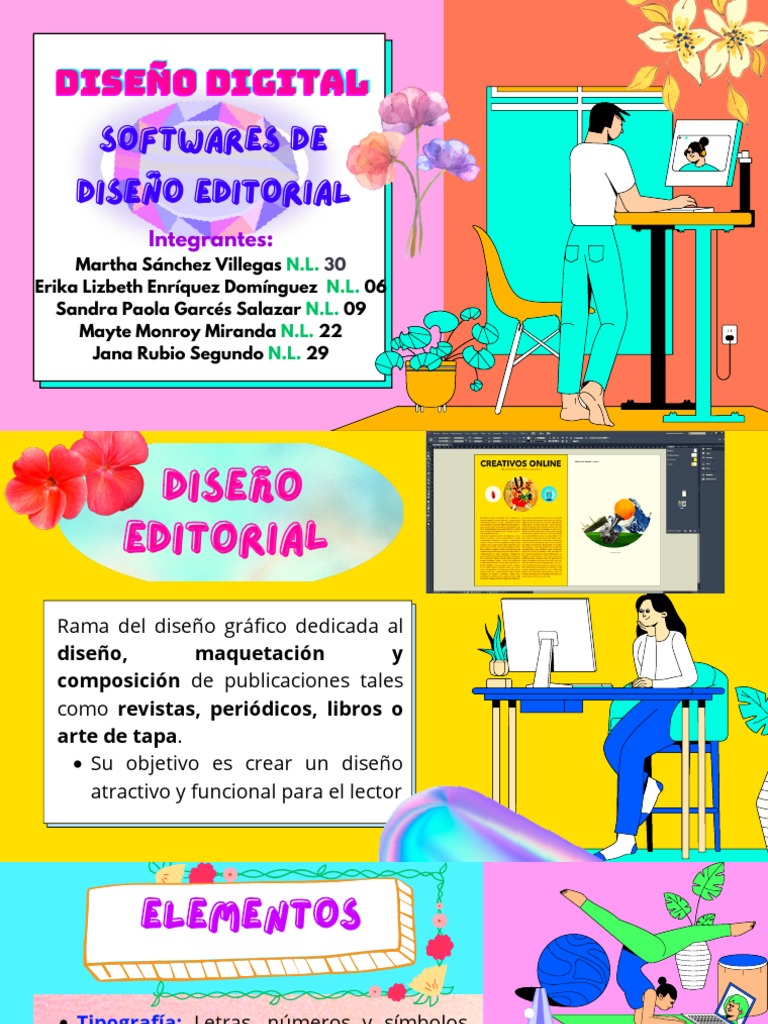 Tipos de Software de Diseño Digital | PDF | Adobe InDesign | Diseño