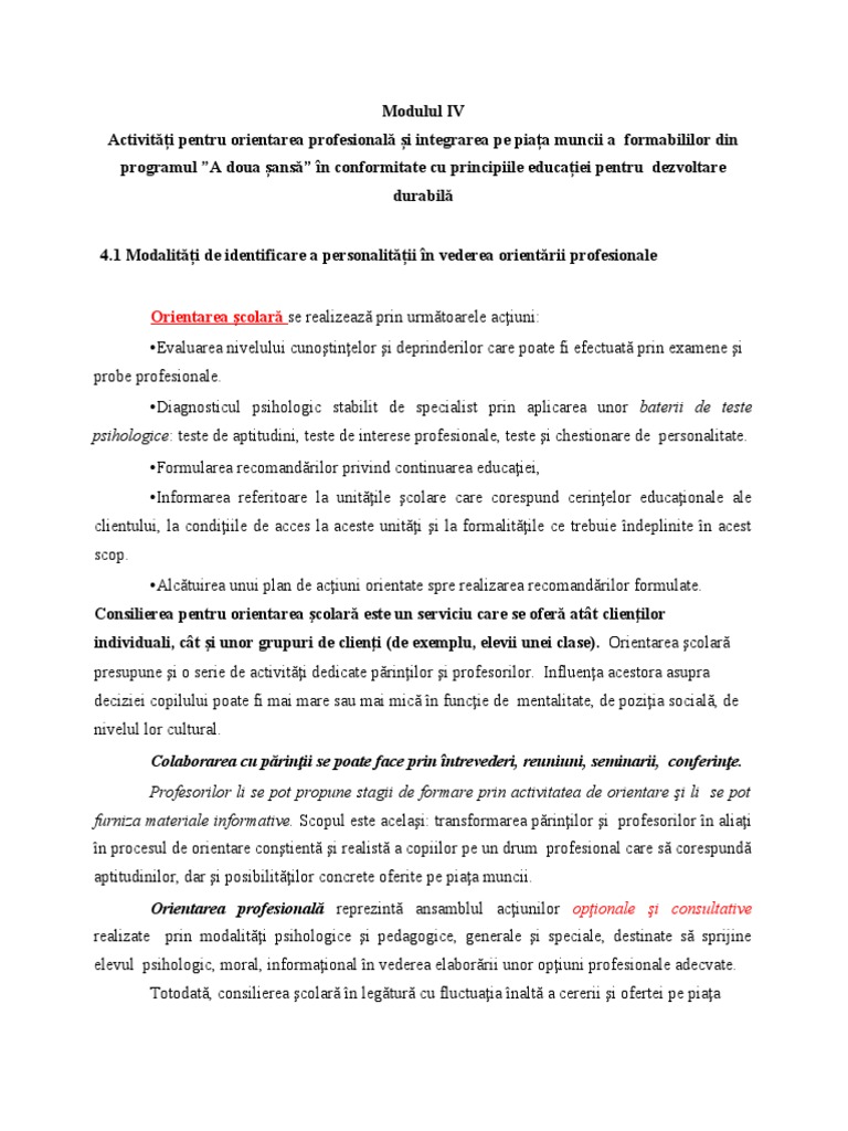 Modulul 4 | PDF
