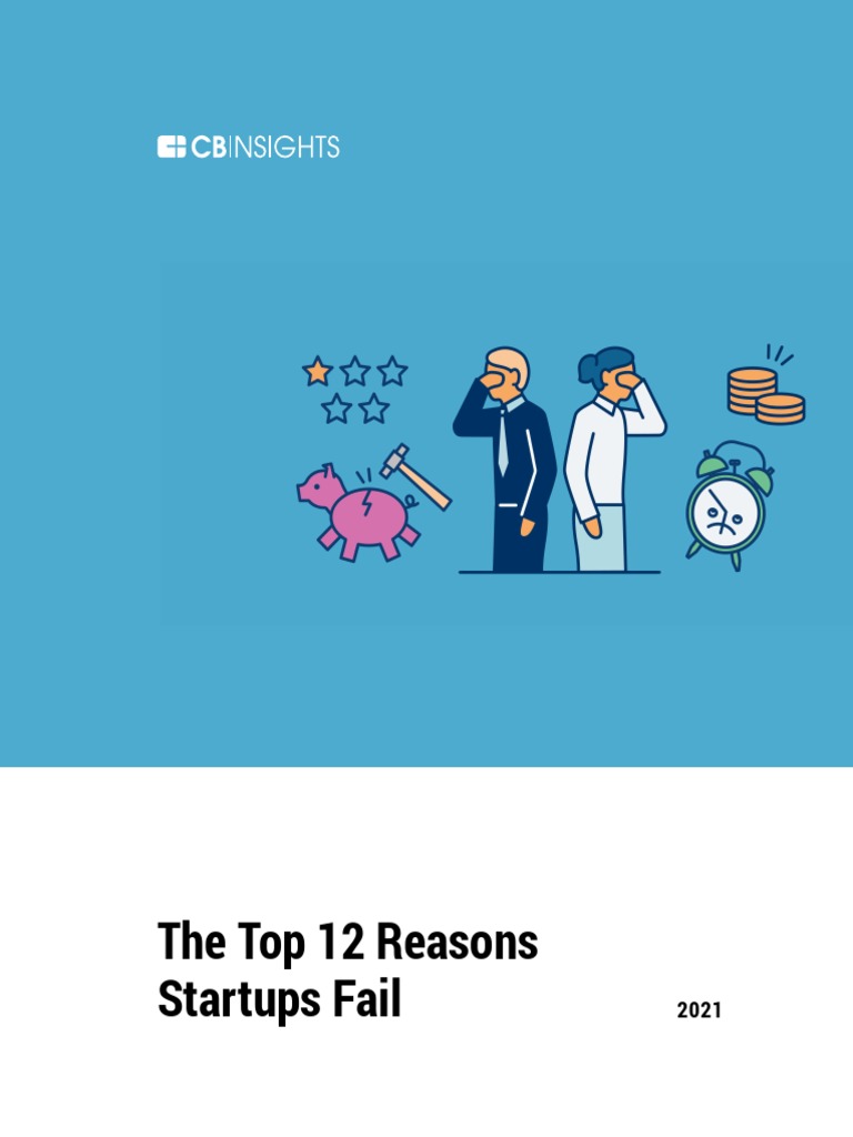 Top Reasons Startups Fail Pdf Startup Company Small Business