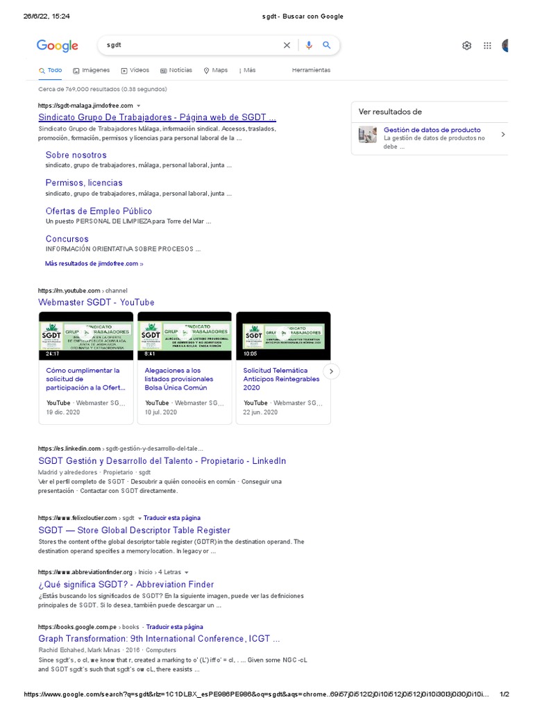 SGDT - Buscar Con Google | PDF | Youtube | ciberespacio