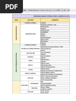 Programa de Necesidades Centro Cultural | PDF
