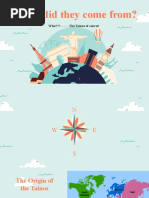 The Origin Migration and Settlement of The Tainos and Kalinagos | PDF