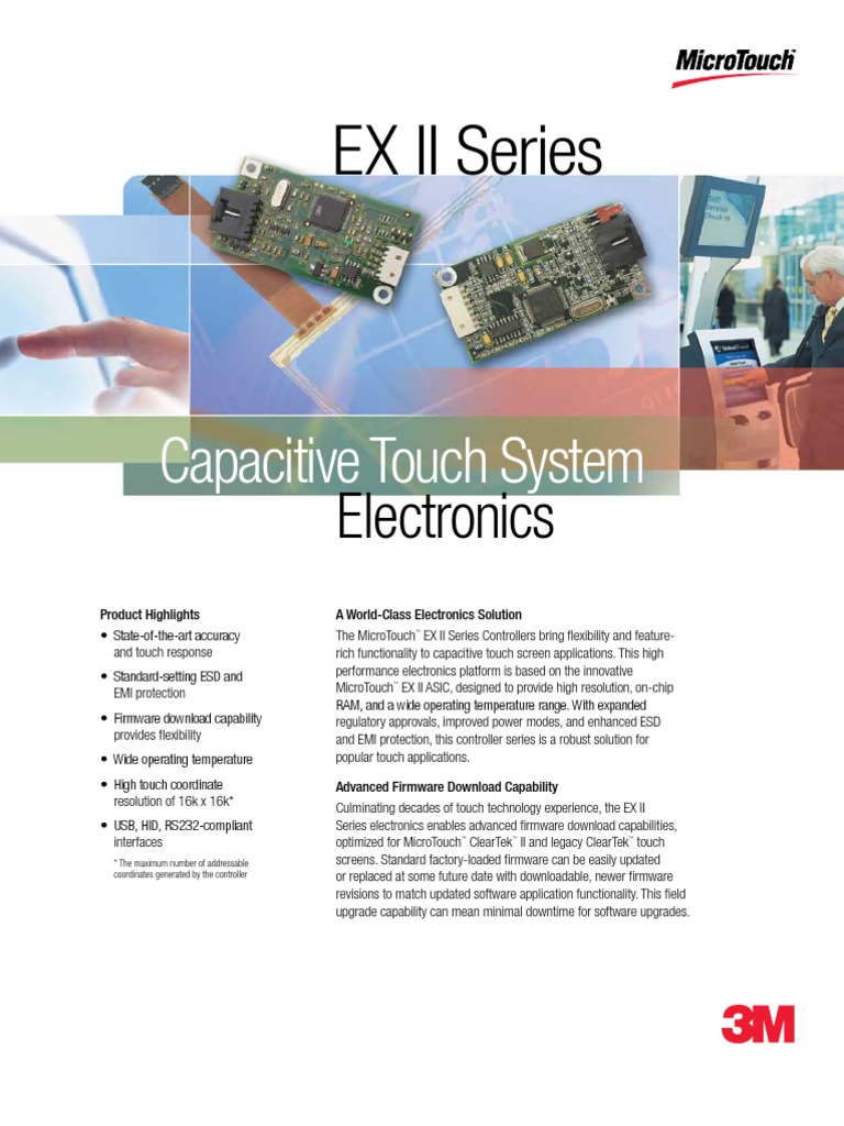EX II Series: Capacitive Touch System | PDF | Usb | Electrostatic Discharge