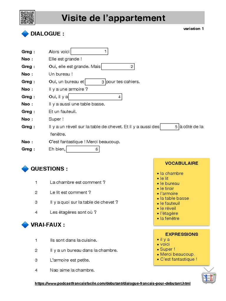 Visite Appartement 1 1 | PDF