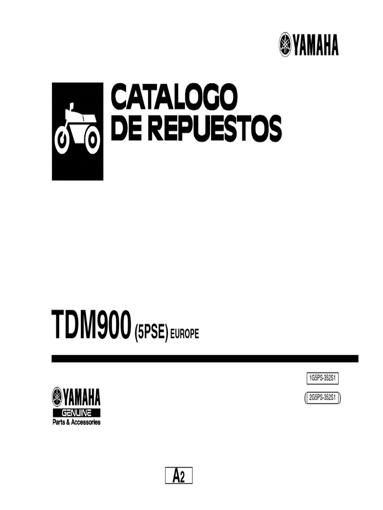 Yamaha TDM-900-Catalogo de Repuestos | PDF | Embrague | Arandela (Hardware)