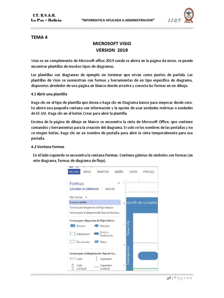 Microsoft Visio 2019 | PDF | Ventana (informática) | Archivo de computadora