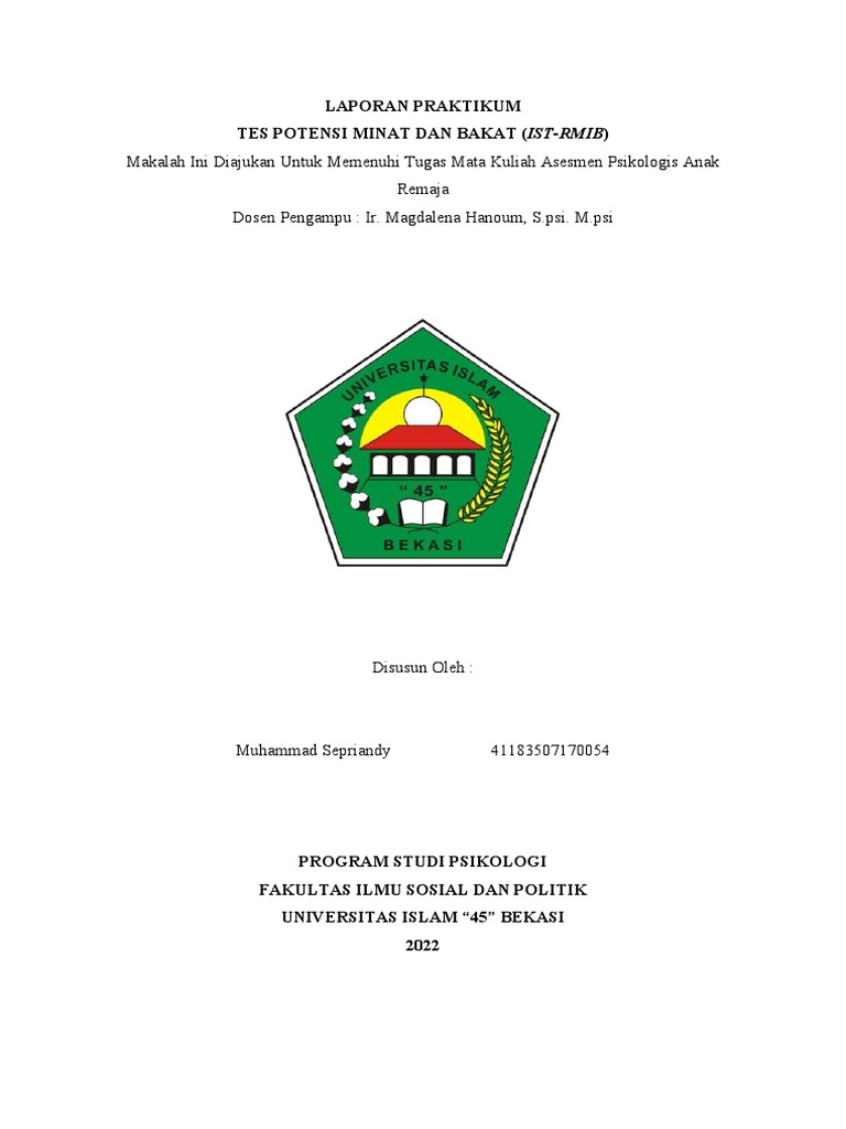 Laporan Praktikum Ist and Rmib 2 | PDF