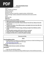 Landforms Lesson Plan | PDF | Mountains | Plateau