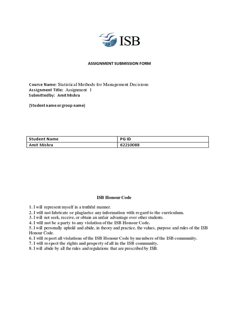 Statistics Assignment 1 | PDF | Skewness | Percentile