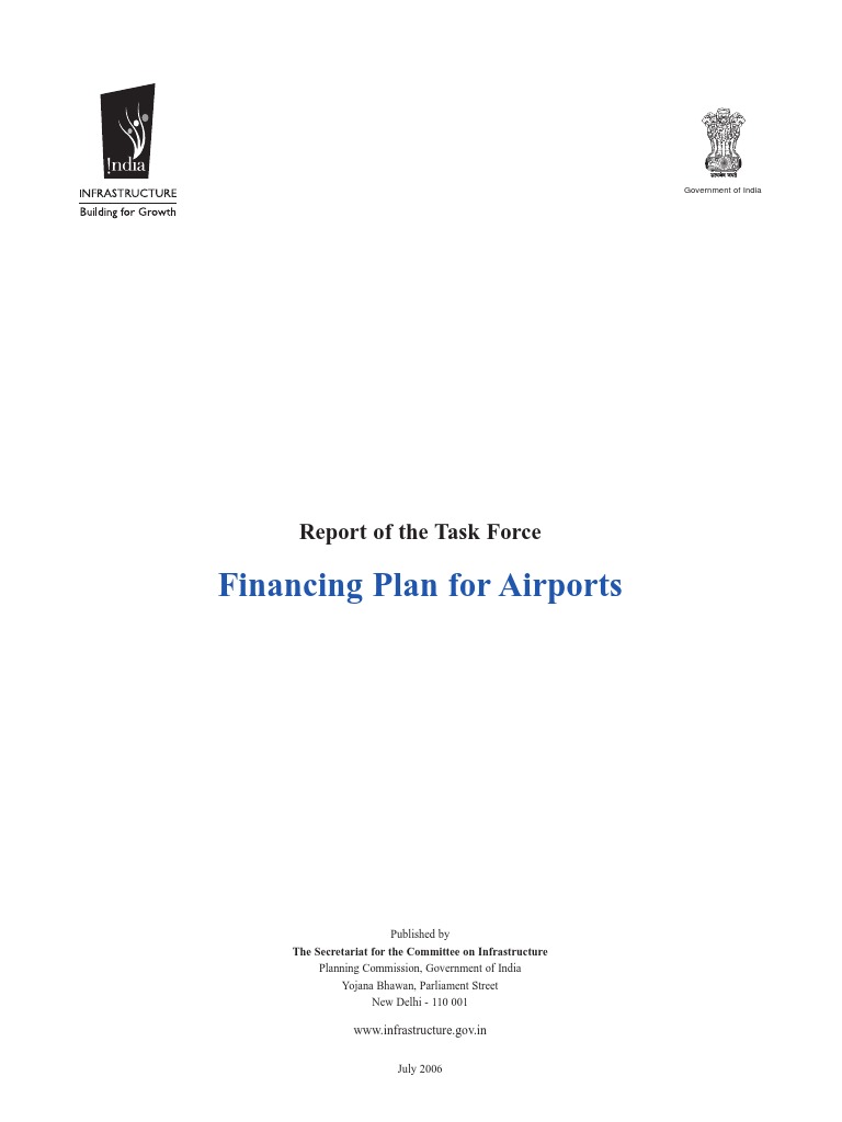 Financing Plan For Airports: Report of The Task Force | Download Free ...