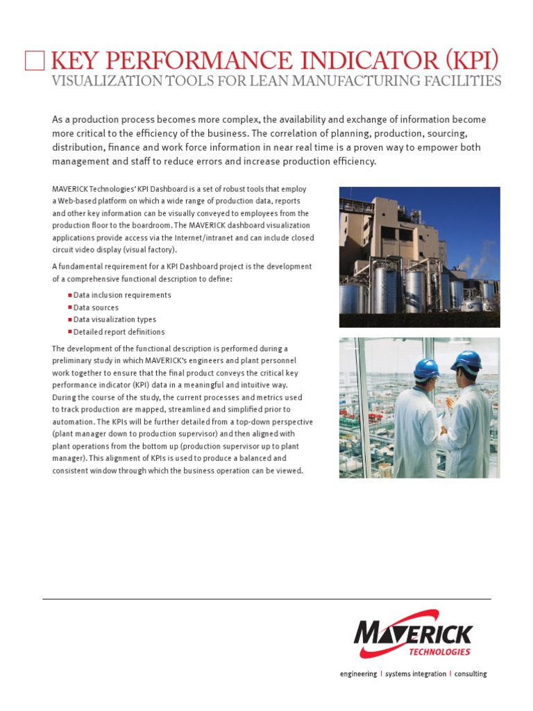 Key Performance Indicator (Kpi) : Visualization Tools For Lean ...
