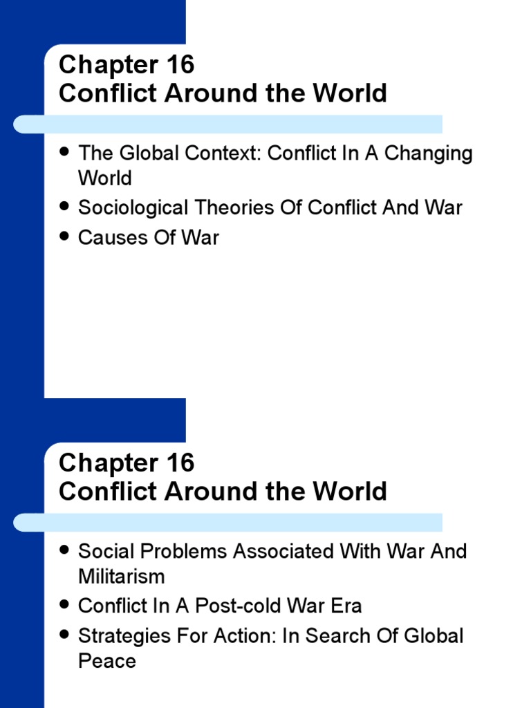 Conflict Around The World | PDF | Veteran