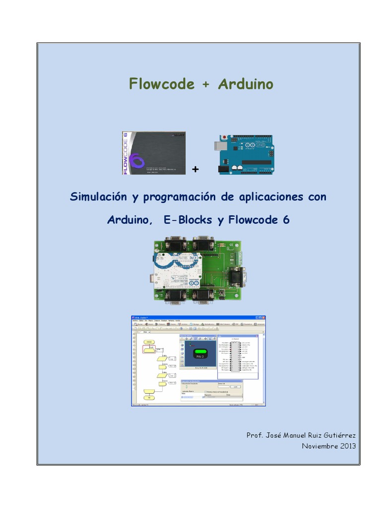TK (José Manuel Ruiz Gutiérrez) Arduino + Flowcode (2013) | PDF | Arduino | Simulación