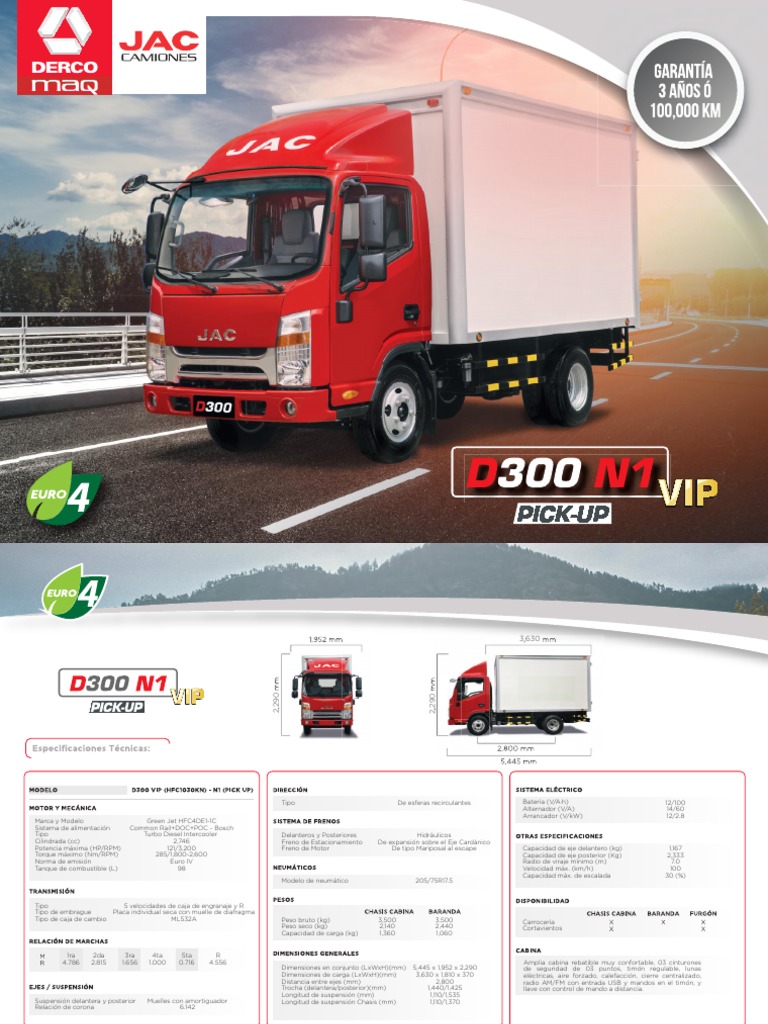 D 300 N 1 | PDF | Eje | Transporte