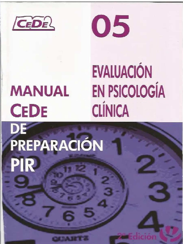 PDF Evaluacion en Psicologia Clinica Compress | PDF