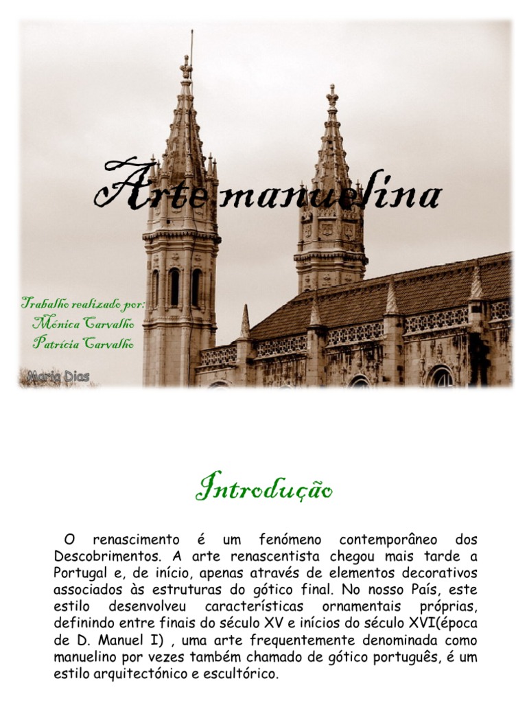 Características da Arte Manuelina | PDF | Ciências Sociais