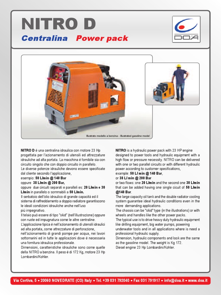 DOA Nitro D - Eng | PDF