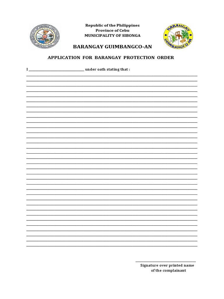 Barangay Protection Order | PDF | Human Rights | Applied Ethics