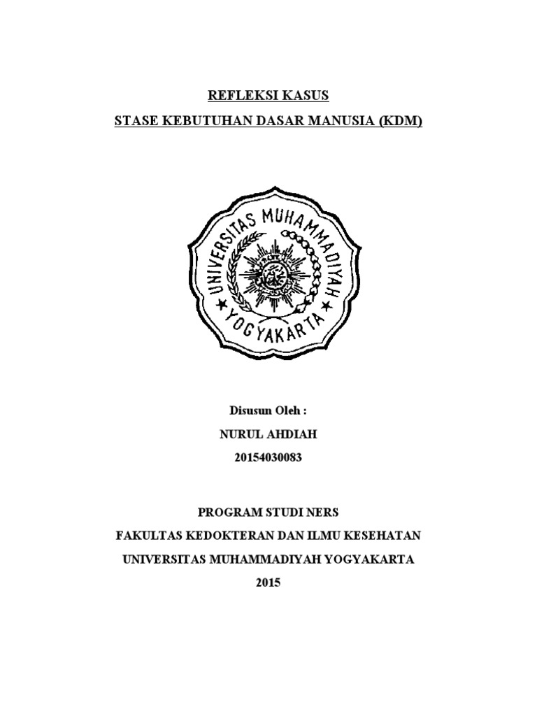 REFLEKSI KASUS Stase KDM | PDF