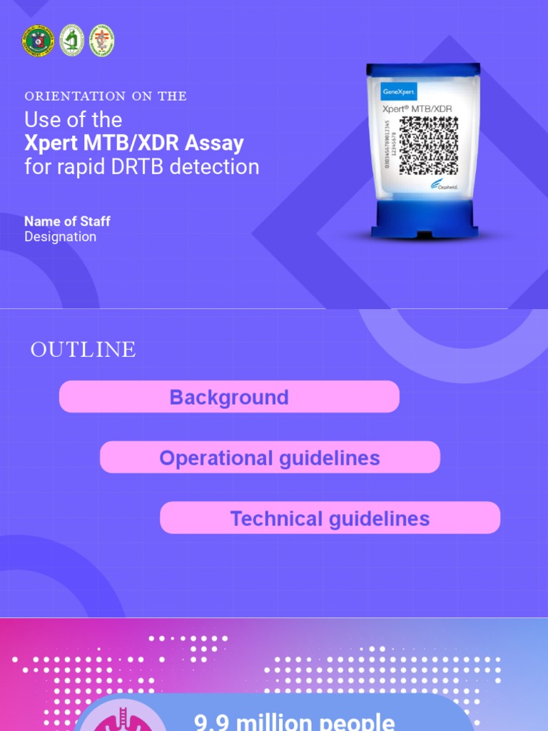 Orientation On The Use of Xpert XDR - 31jan2022 | PDF | Clinical ...