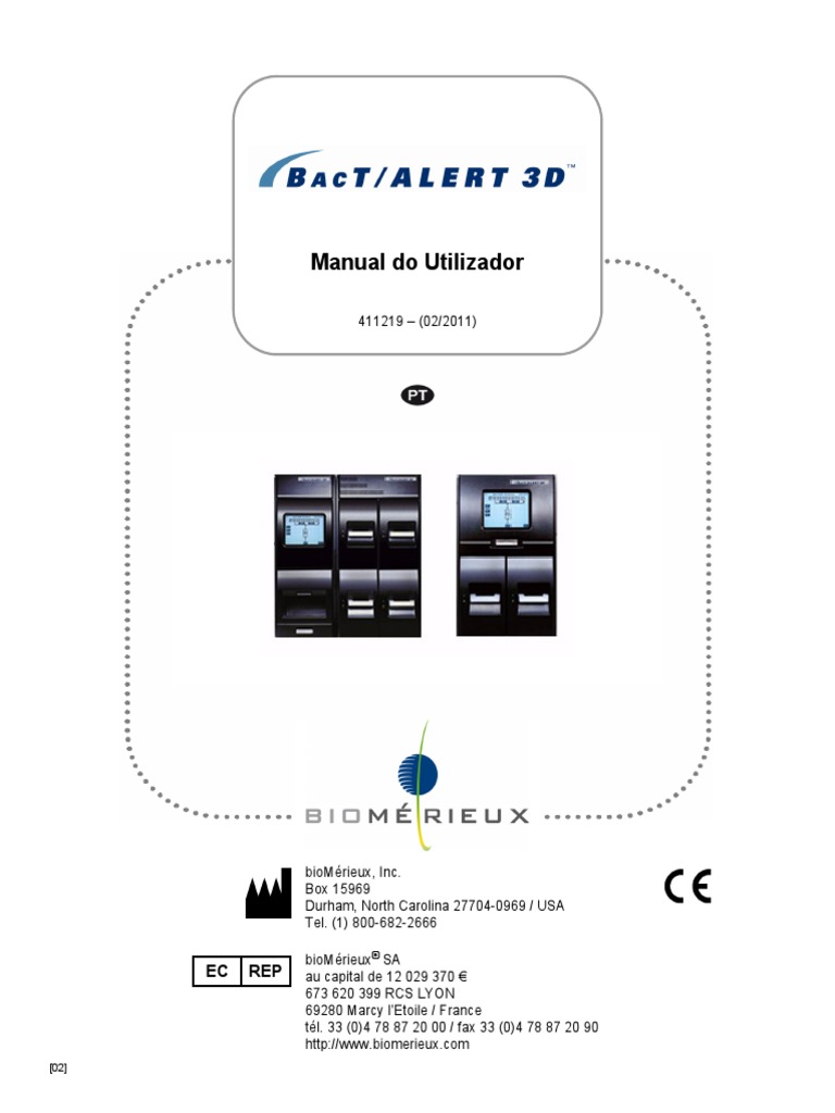 Manual Usuario Bactalert 3D PDF | PDF | Equipo | Cantidad