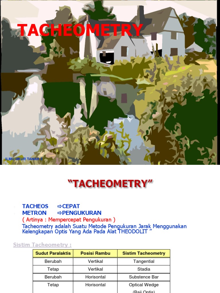 Tacheometry Tangensial | PDF