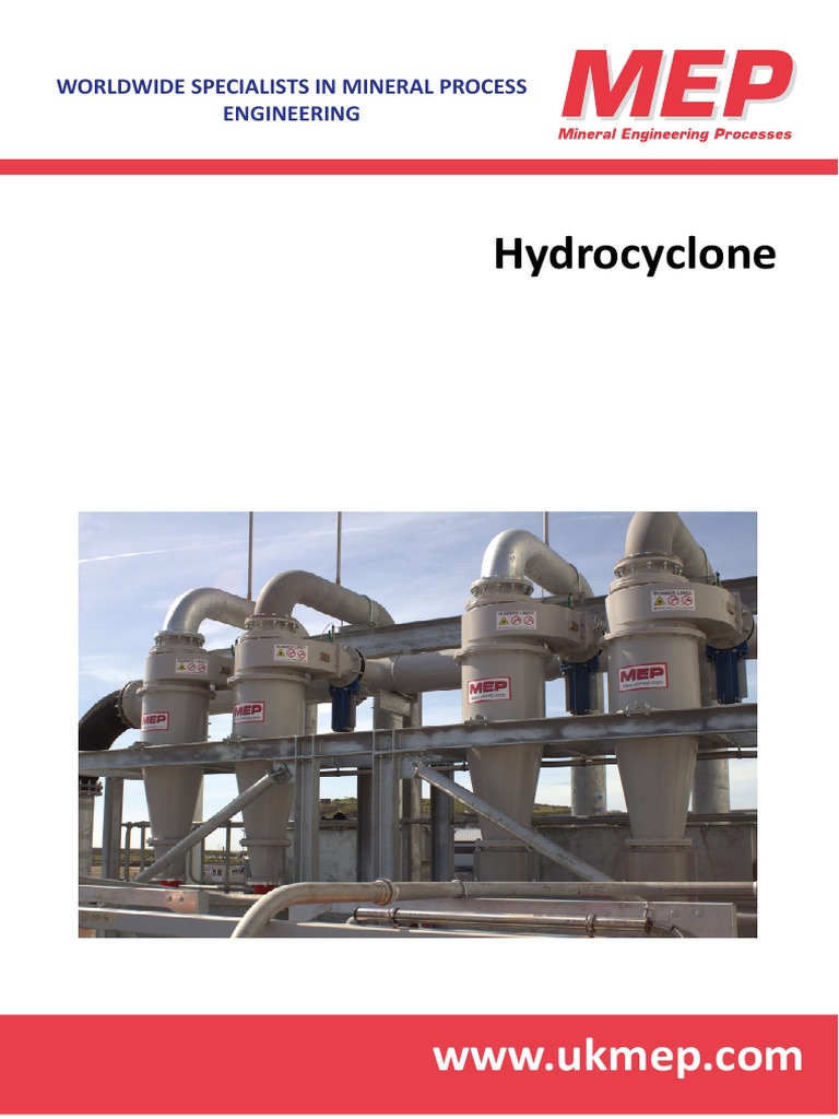MEP - Hydrocyclone Brochure | PDF | Pressure | Solid