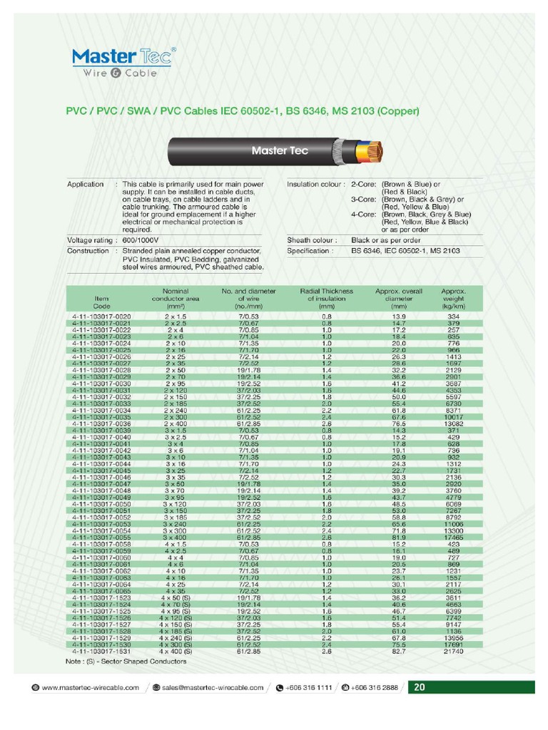 Master Tec Catalogue | PDF