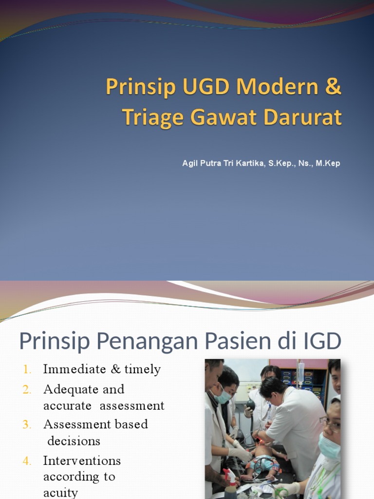 Prinsip IGD Modern Dan Triage Gawat Darurat | PDF