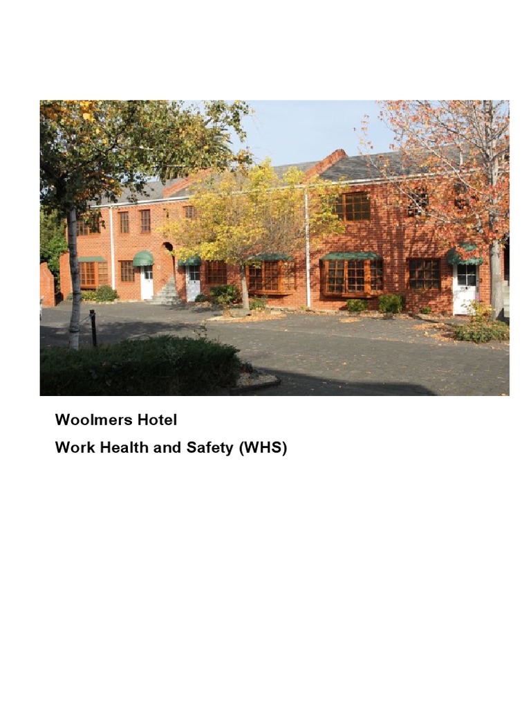 WHS Management Plan | PDF | Occupational Safety And Health | Personal ...