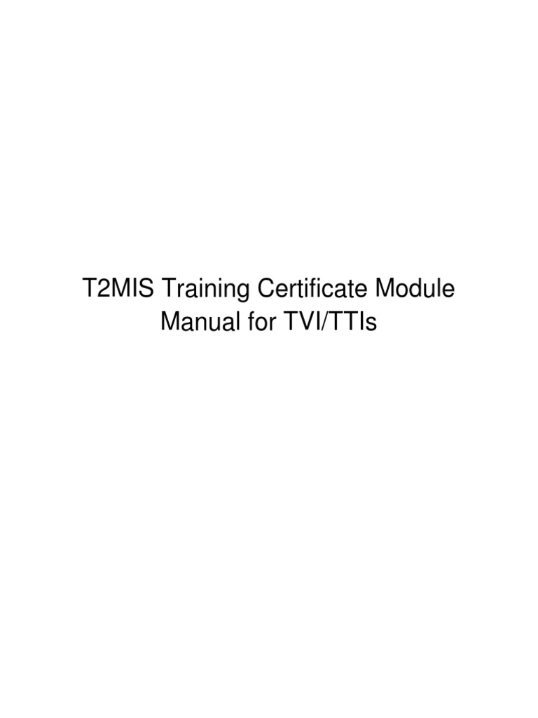 Step-By-Step Manual For Training Certificates of TVIs TTis | PDF | Qr ...