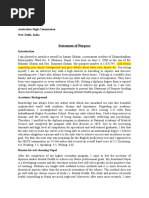 Genuine Temporary Entrant Sample For Australia Student Visa | PDF ...