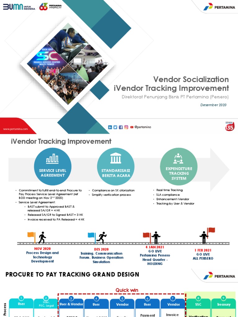 iVendor Tracking Improvement Overview | PDF | Service Level Agreement ...