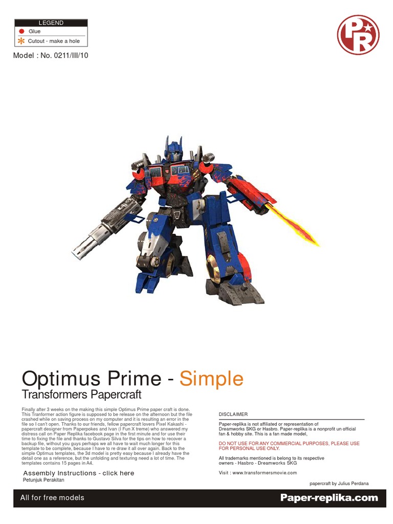 Optimus Prime Simple | PDF | Computing
