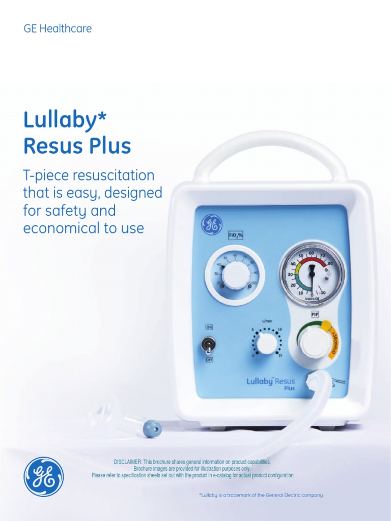 GE Lullaby Resus Plus Brochure | PDF | Emergency Department | Health Care