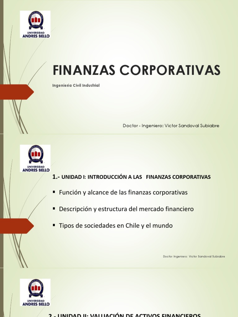 Finanzas Corporativas Unab 2021 | Descargar gratis PDF | Apalancamiento ...