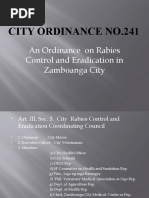 Sample Municipal Ordinance | PDF | Local Government | Government