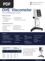 Brookfield Spindles Brochure | PDF | Shear Stress | Viscosity