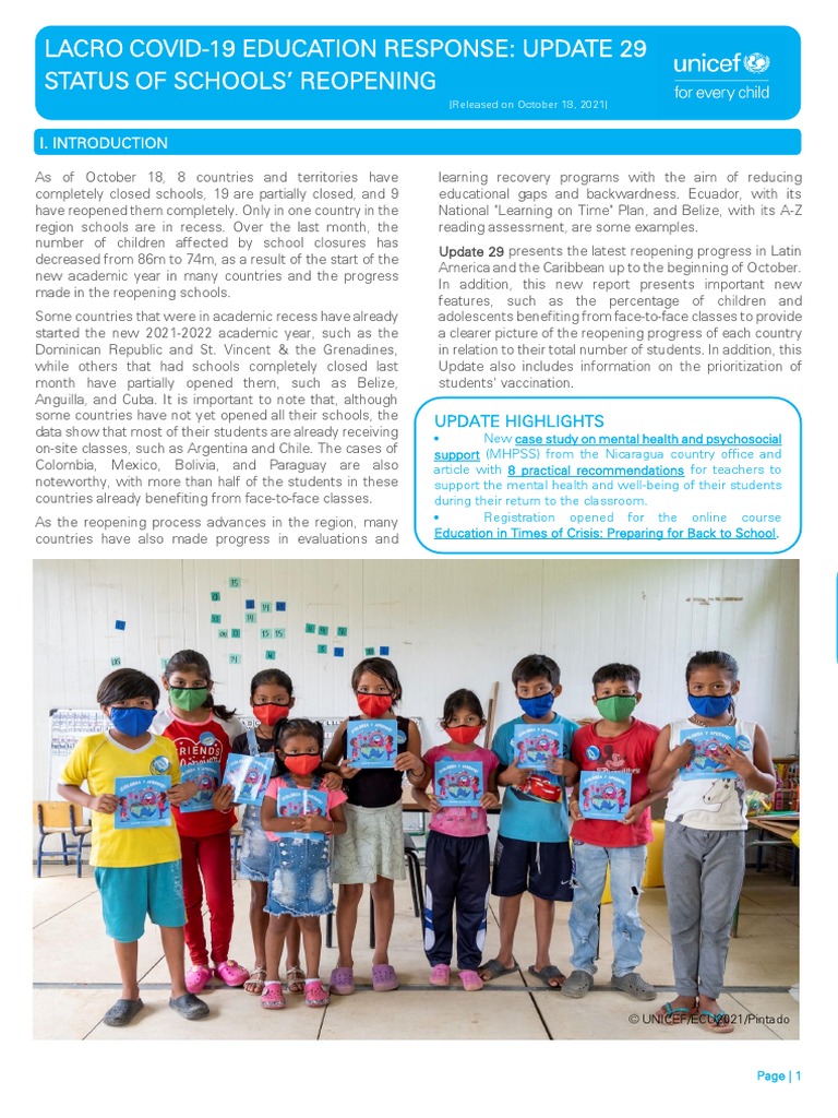 Article About The Implementation of The Face To Face Classes | PDF ...