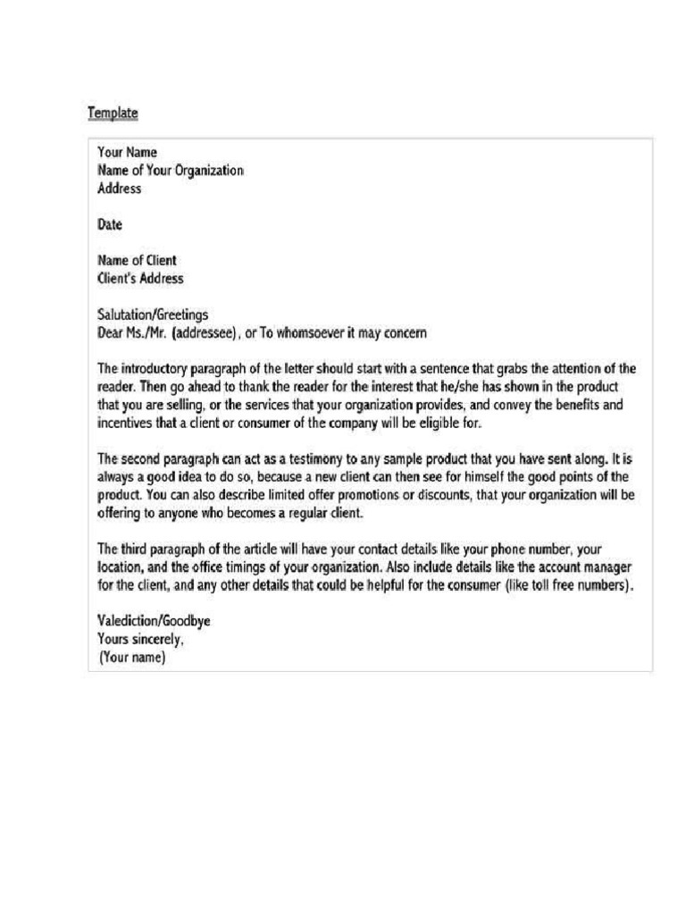 3 - Persuasive Letter Template | PDF