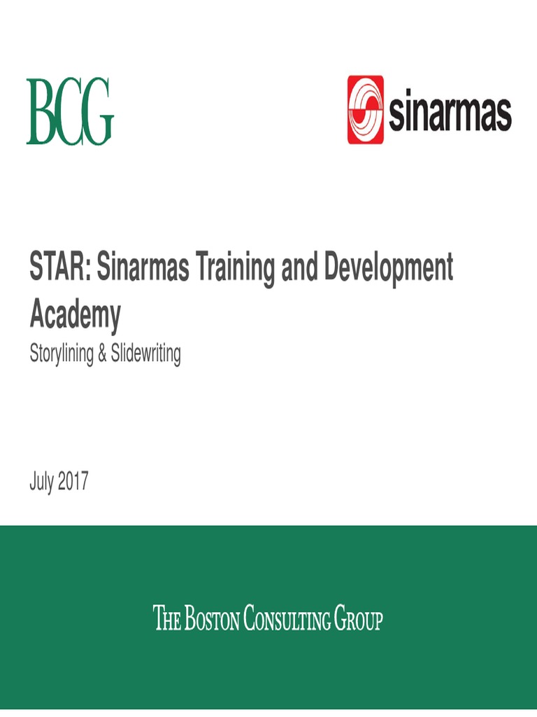 CTT-3A-Storylining Slidewriting-Training Document - VF 2 Toshare | PDF ...